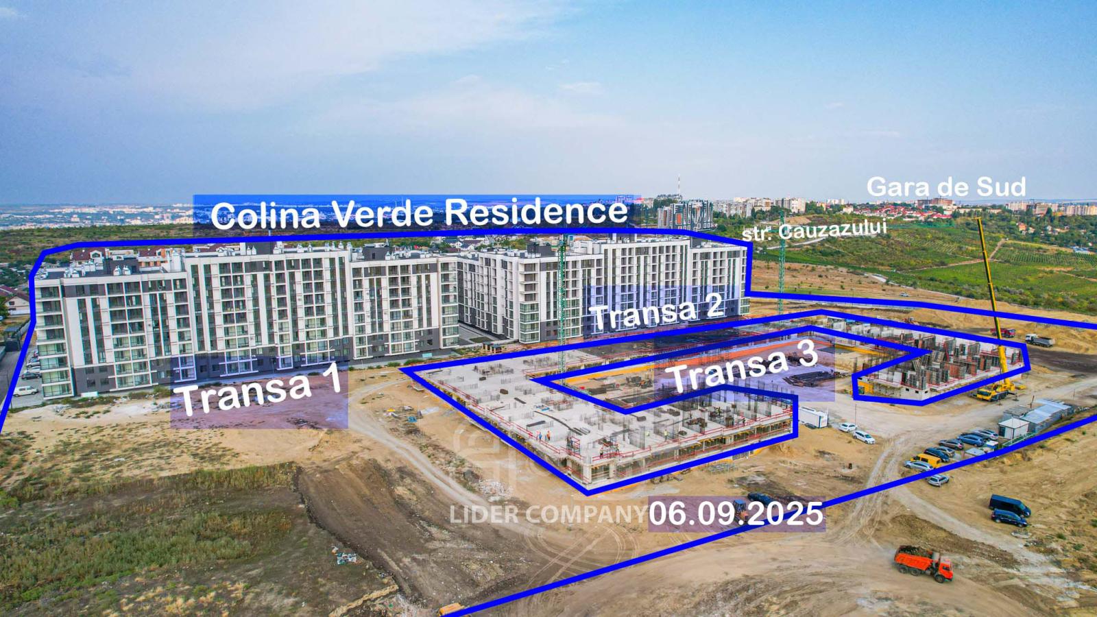 Apartament modern de vânzare în Durlești - Complexul Colina Verde, Tranșa 3